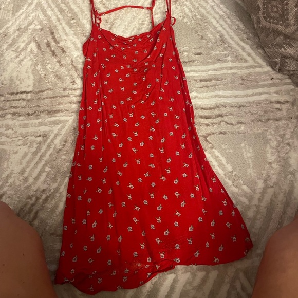 Dresses | Red Sun Dress Perfect For Summer | Poshmark